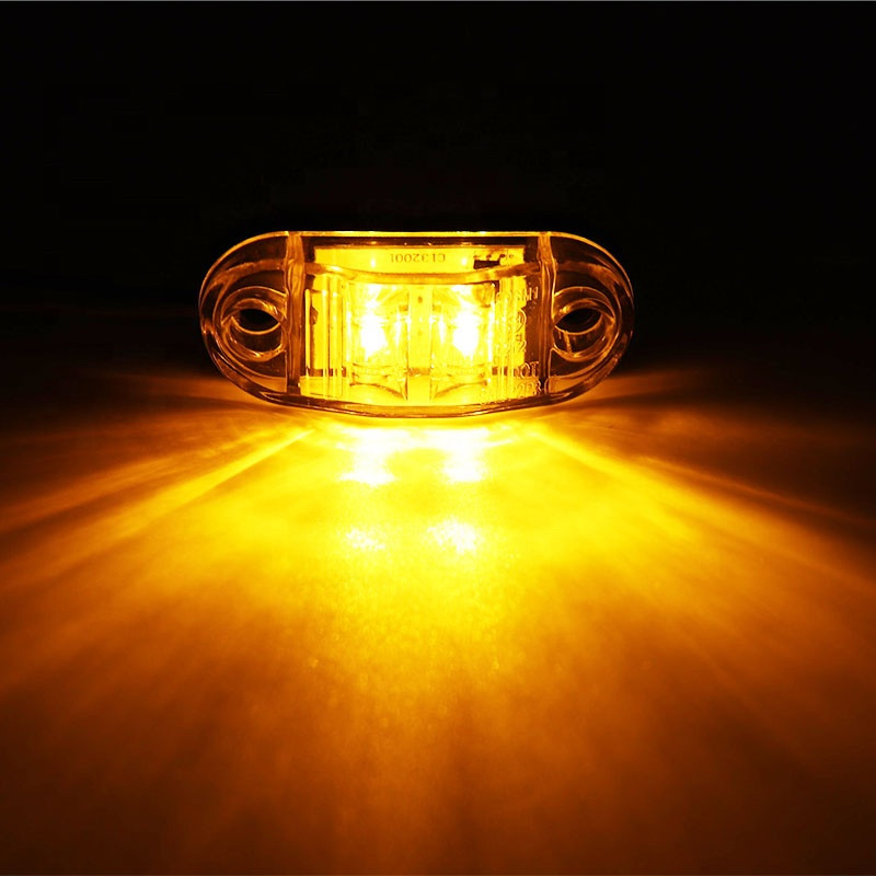 Buy Candy Colors 2.6 Inch Exterior Side Marker Lamp Truck Trailer Van ...