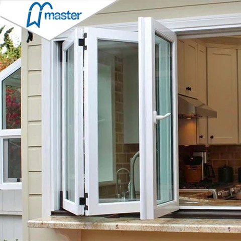 Buy China Manufacturer Wholesale Double Glazed Glass Bi Folding Windows ...