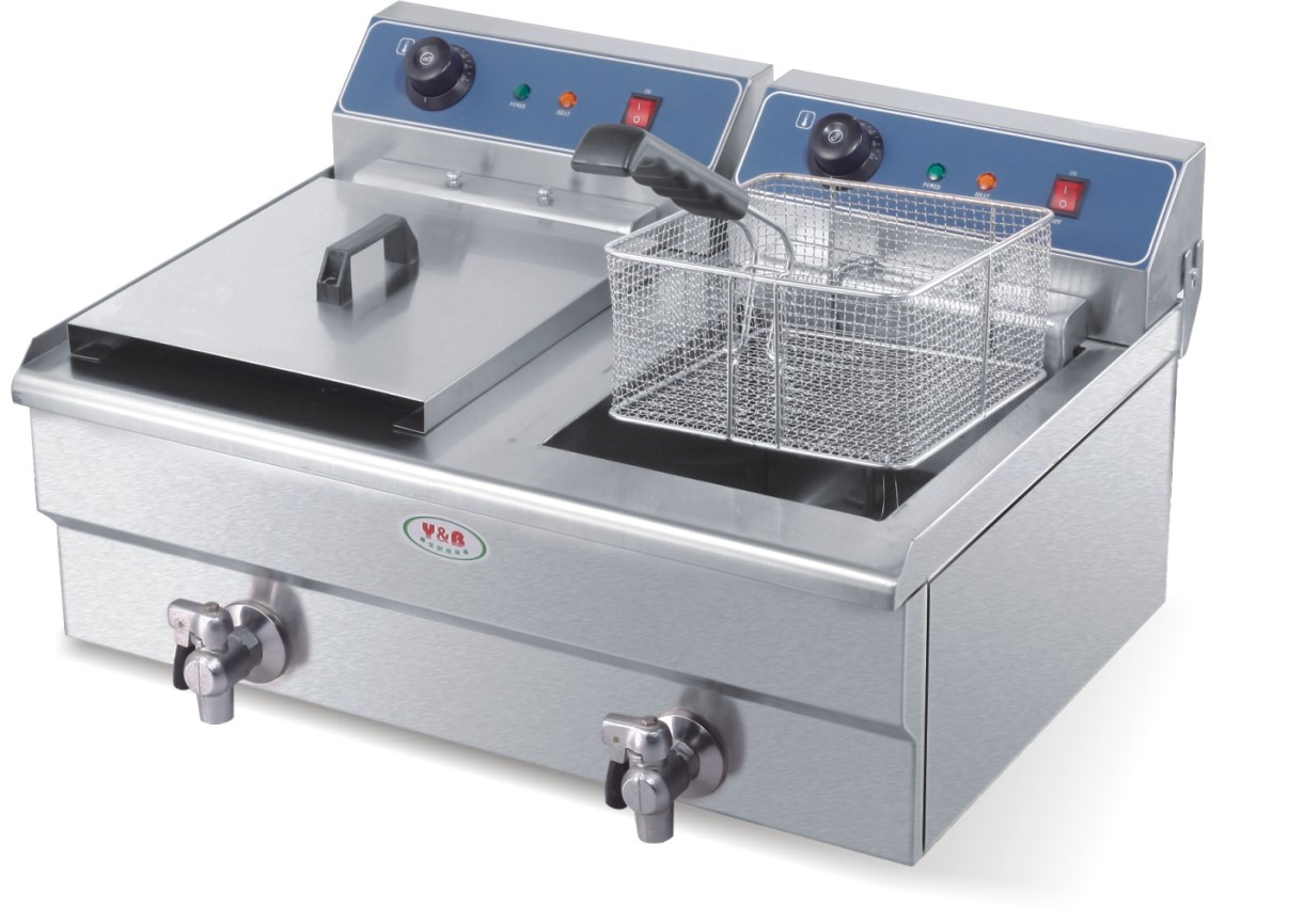 Buy Commercial Heavy Duty Deep Fryer Electric Deep Fryer 2 Tank Fryer ...