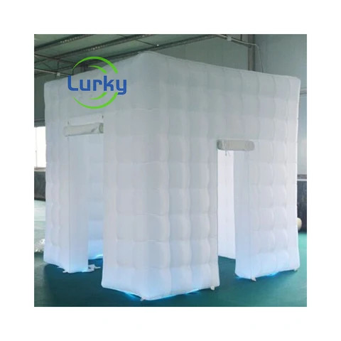 Buy Commercial White Inflatable Photo Booth Tent Inflatable Led 360 ...