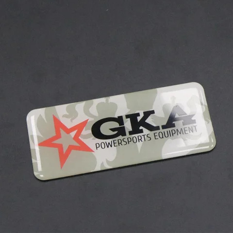Buy Custom Clear Rectangle Self Adhesive Logo Printing 3d Gel ...