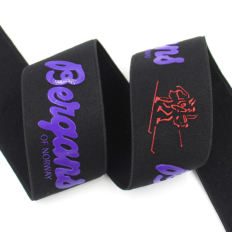 Buy Custom Jacquard Silicone Gripper Elastic Webbing Band from ...