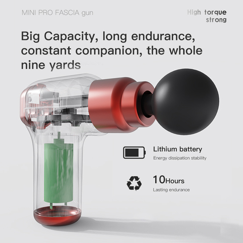 Buy Custom Logo Wireless Ball Smart Massage Gun Hot Usb Charging ...