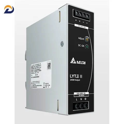 Buy Delta Switching Power Supply Guide Rail Type Drl-24v240w1en 24v 10a ...
