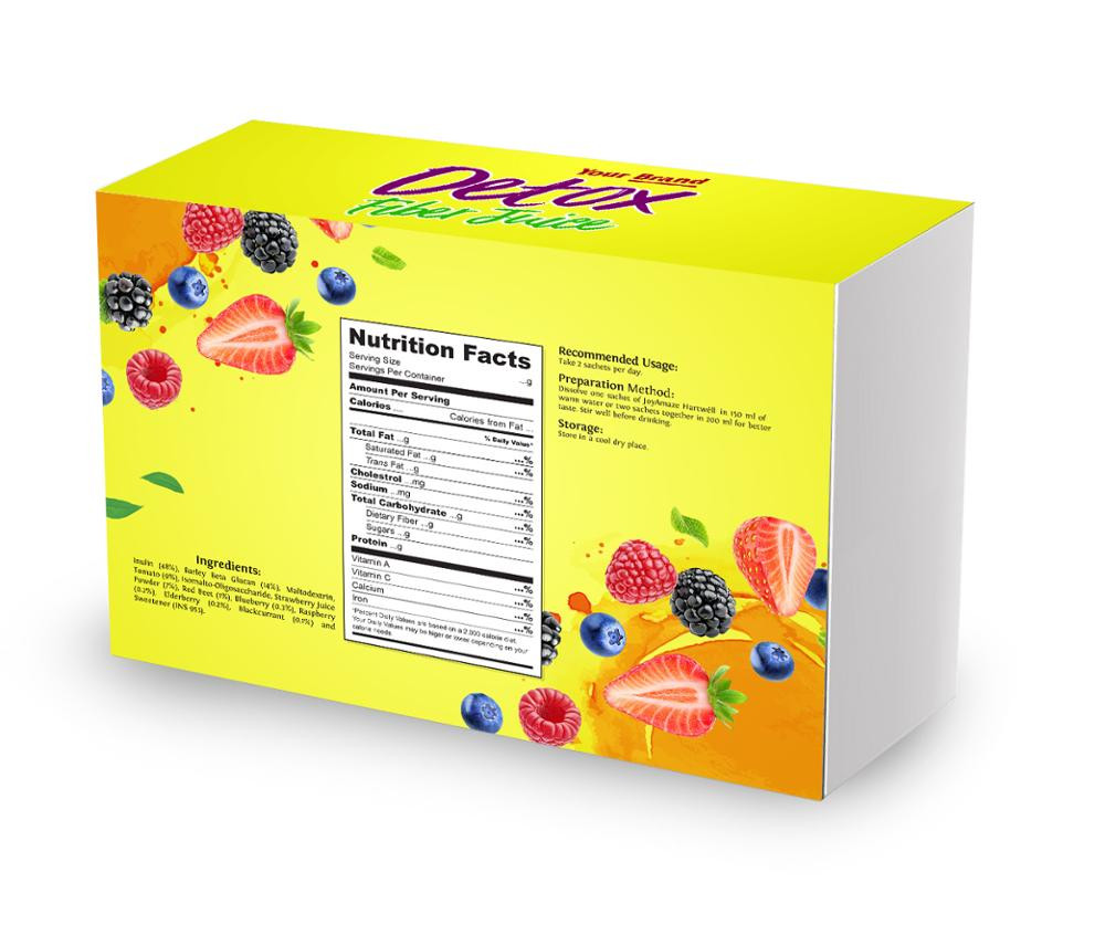 Buy Detox Fiber Juice Powder Drink Oem Private Label from SKLEW BIOTECH ...