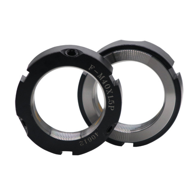 Buy F-m15*1.0p F-type Precision Locking Round Nut And Bearing Screw Rod ...