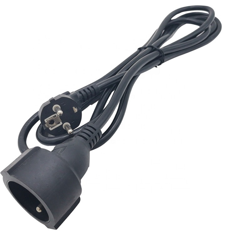 Buy French Plug 2m 3m 5m 10m Optional Power Extension Cord Power Cable ...