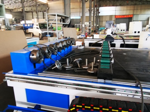 Buy Furniture Legs Mass Production Multi Head 4 Axis Cnc Machine ...