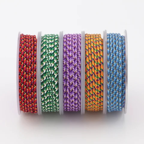 Buy Golden Color 2&2.5mm Jewelry Cord Polyester Rope Jewelry ...