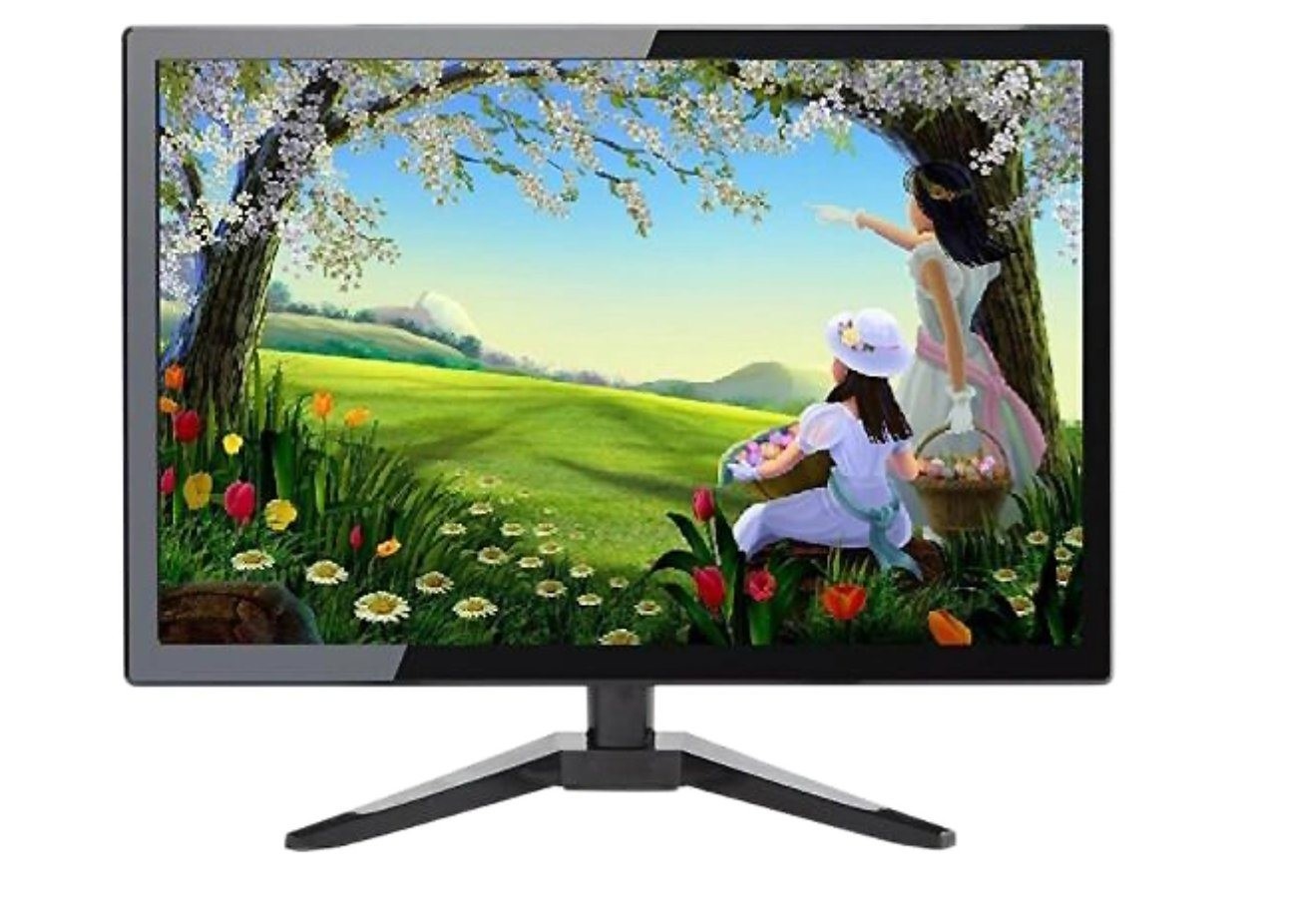 Buy Good Quality 24-inch Pc Monitor Black Flat Tft Screen 1920*1024 Fhd ...