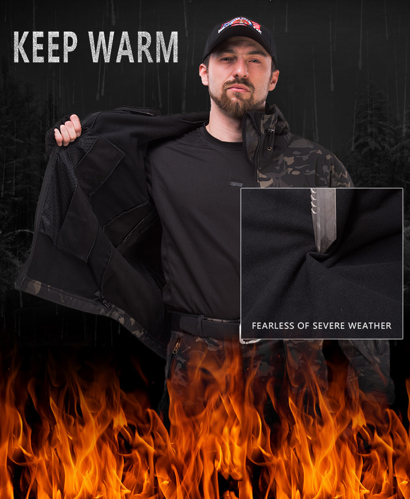 Buy Han Wild Men Military Tactical Sport Hoodie Combat Jackets ...