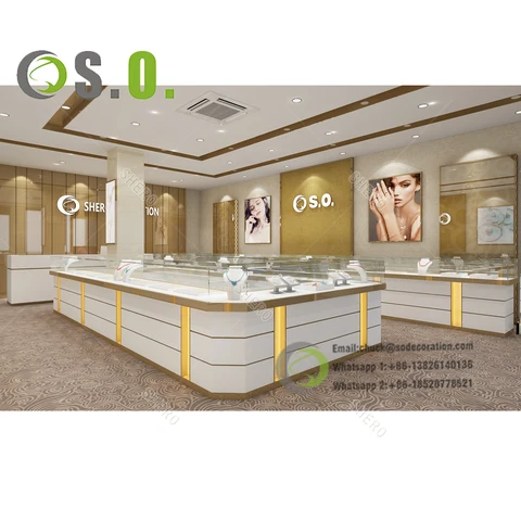 Buy Jewelry Gold Diamond Display Case Design Private Custom High-end ...