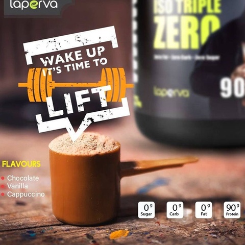 Buy Laperva Iso Triple Zero Whey Protein Powder Pure Whey Protein ...