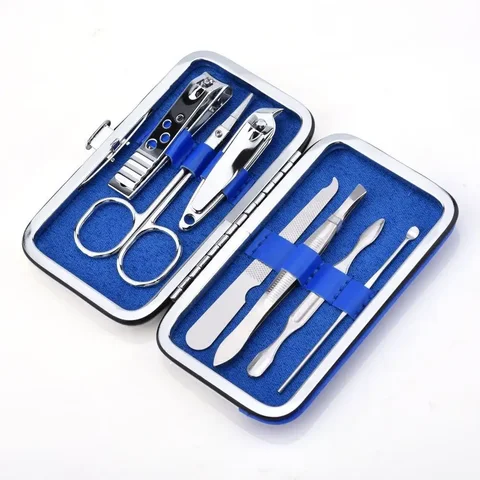 Buy Manicure Tools Set Stainless Steel 7 Pcs Beauty Tools Custom Color ...