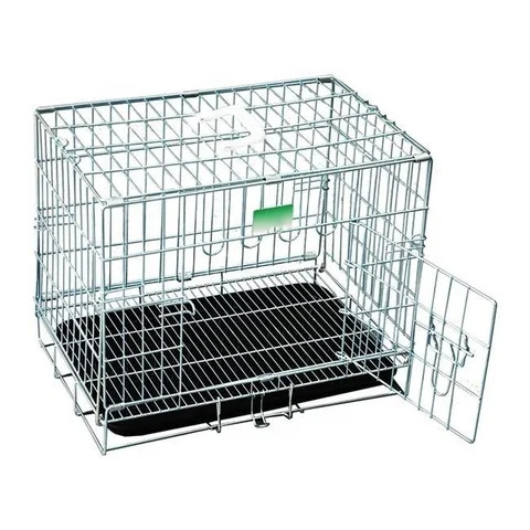 Buy Metal Foldable Dog Crates Cage Metal Folding Dog Cage Dog Kennel ...