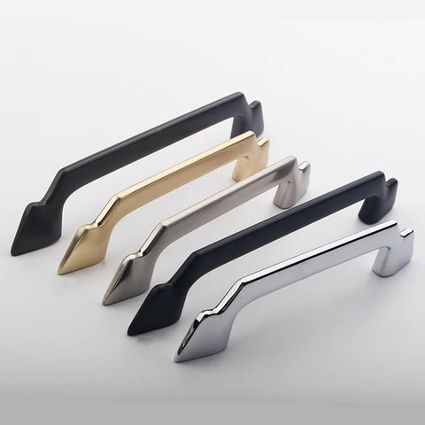 Buy Metal Furniture Handle Bedroom Accessories Wardrobe Door Handles ...