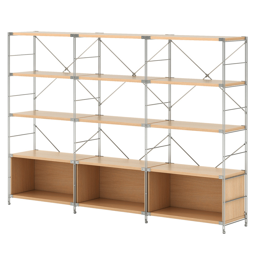 Buy Modern Movable Metal Steel Frame Furniture Book Shelf from ...
