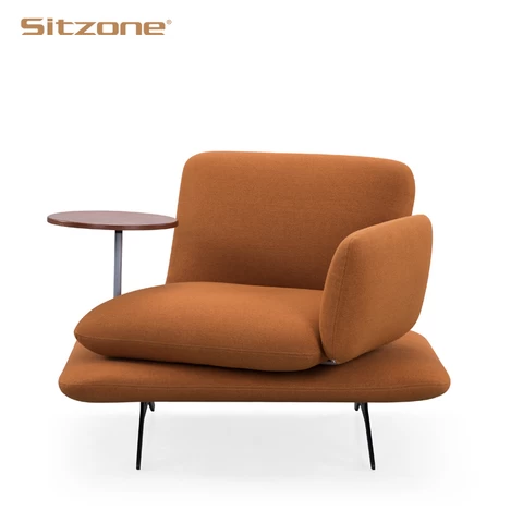 Buy Modern Reception Visitor Single Vip Waiting Room Sectional Fabric ...