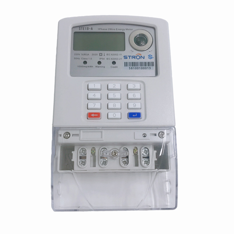 Buy Prepaid Software Single Phase Digital Energy Meter Sts Solar Mini ...