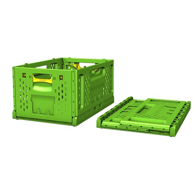 Buy Rpc Small Collapsible Returnable Container Plastic Fruit Crates 47l ...