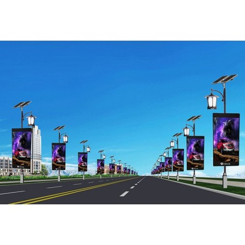 Buy Smart City Road Pillar Led Billboard P2.5 P3 P4 P5 P6 P8 Outdoor ...