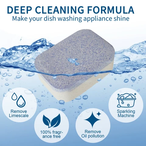 Buy Solid Dishwasher Detergent Block Dish Tabs Cleaning Dishwashing ...