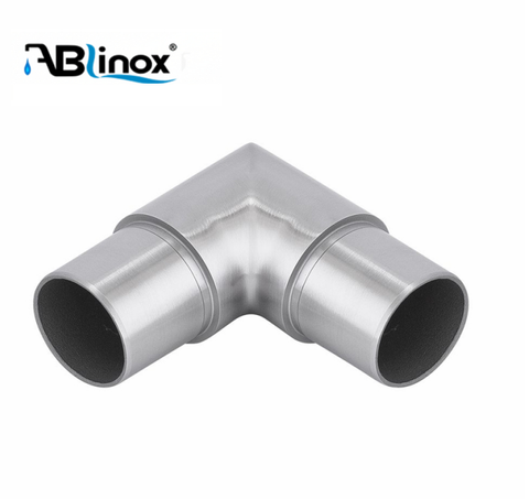 Buy Stainless Steel Round Tube Pipe Two Way Connectors Hardware ...