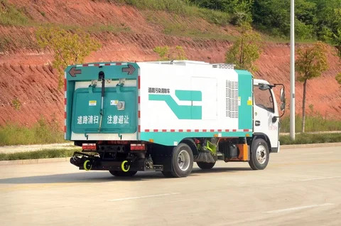 Buy Sweeper Truck Light Diesel Engine Automatic Weichai Rotary Switch ...