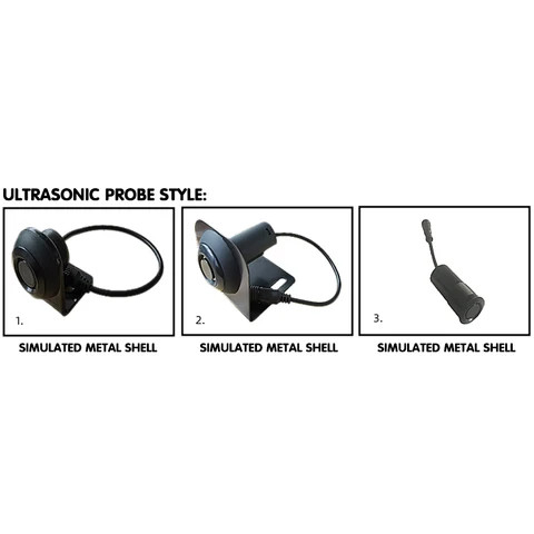 Buy Ultrasonic Led Display Detector Reversing Blind Spot Detection 4 ...