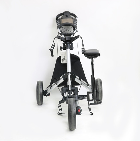 Buy Wholesale 3 Wheels Collapsible Pull Push Golf Trolley Portable Golf ...