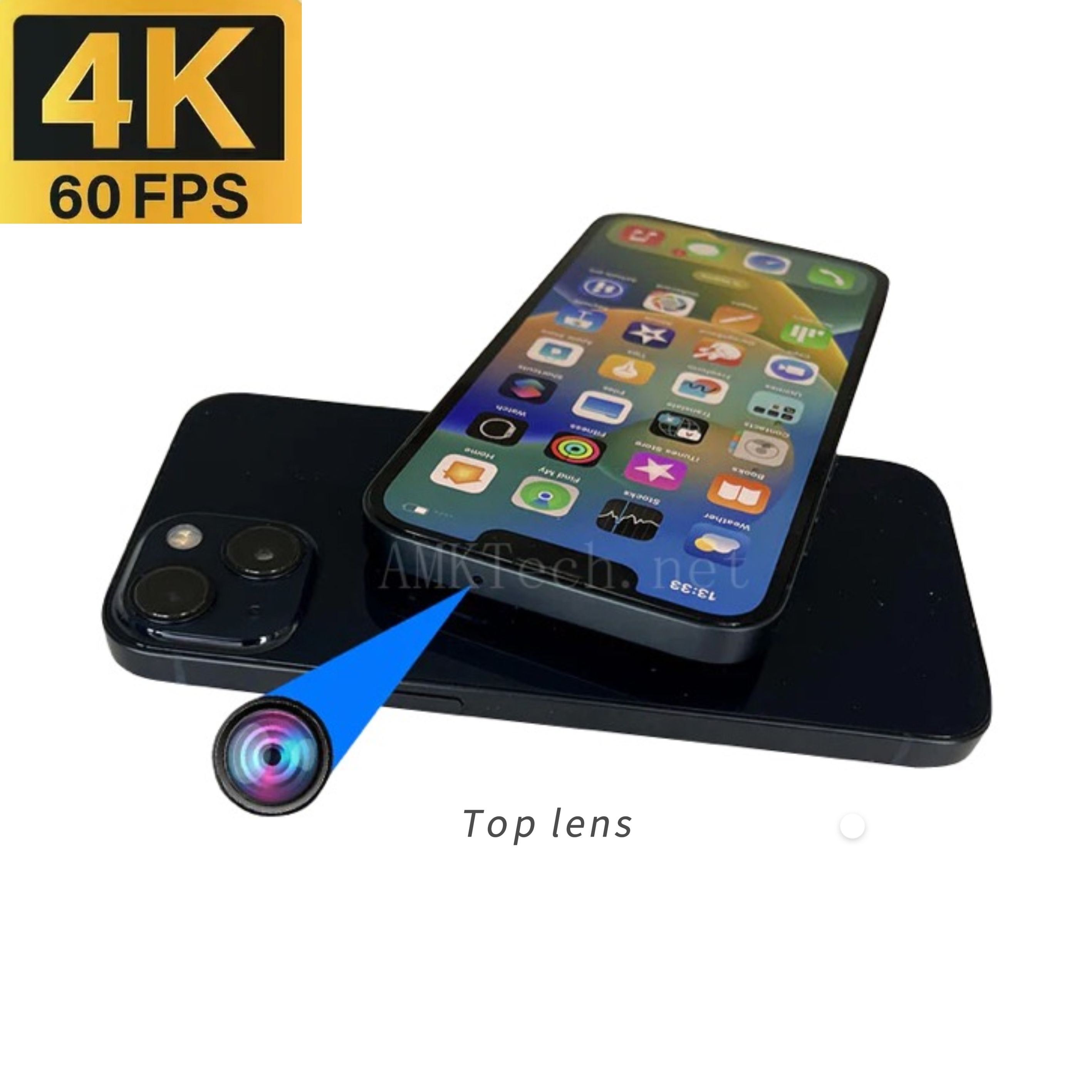 Buy Phone 12 Hidden Camera Phone: Stealth 4k@60fps Recording With ...