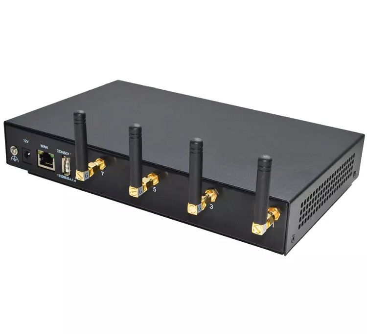 Buy 4g Sk4-4 Voip Gateway Gsm Sms Gateway 4 Ports 4 Sims Goip Gateway ...