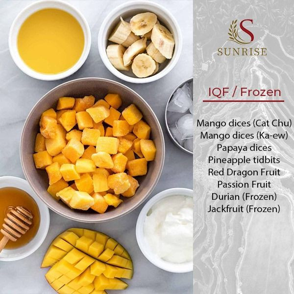 Buy Frozen Fruits Iqf from Sunrise INS, Vietnam | Tradewheel.com