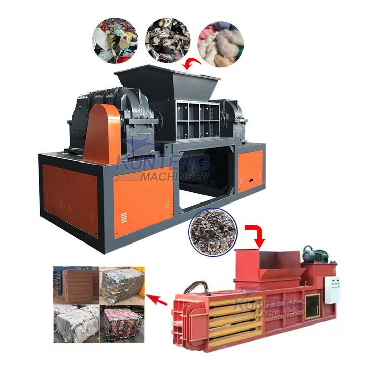 Buy Industrial Waste Shredder Machine Textile Cotton Fabric Waste ...