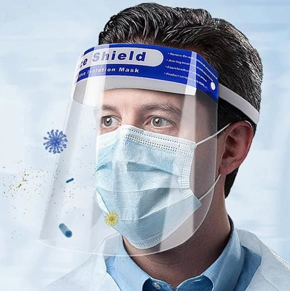 Buy Safety Face Shield Protection Hat With Clear Wide Visor Lightweight ...