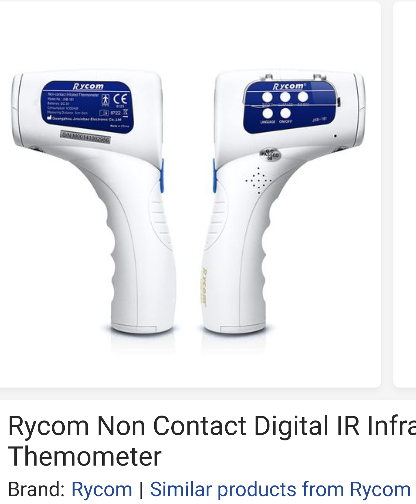 Buy Digital Ir Infrared Thermometer from Arumzo international business, Nigeria | Tradewheel.com