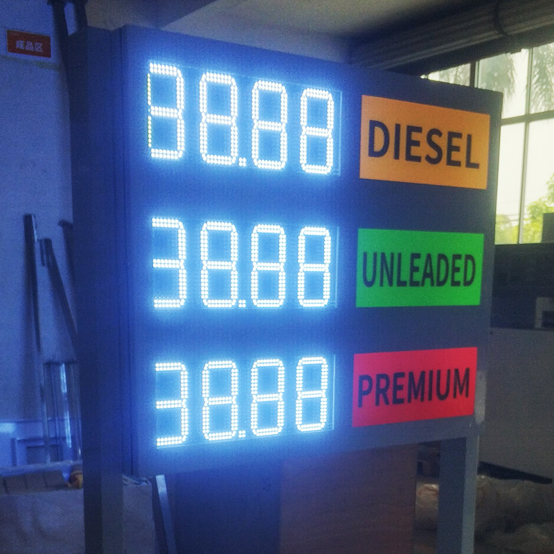 Buy 10inch Petrol Station Digital Sign Led Price Board/led Display from ...