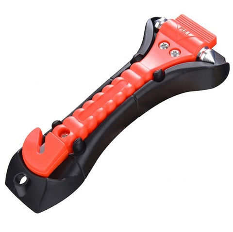 Buy 2 In 1 Car Safety Hammer Mini Car Rescue Hammers Red Seat Belt ...