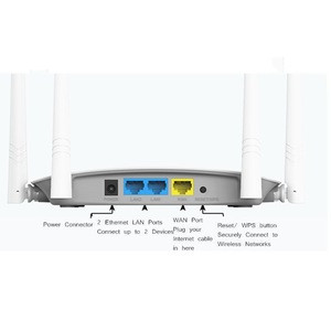 Buy 4 Antenna Router 300mbps 2.4ghz Home Wireless Router 5dbi External ...