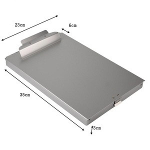 Buy Aluminum Storage Clipboard With High Capacity Clip & Self Locking ...