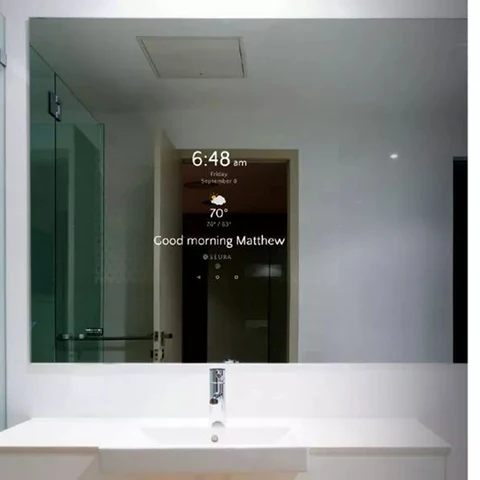 Buy Best Selling Magic Mirror Full Function Glass Tv Smart Android Led ...