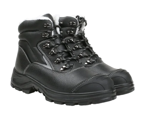 Buy Black Landrover Rockrooster Winter Man Steel Toe Woodland Safety ...