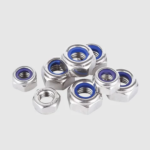 Buy China Factory Wholesale Din985 Stainless Steel Lock Nut M5 5/16 Nylon Insert Lock Nut Self ...