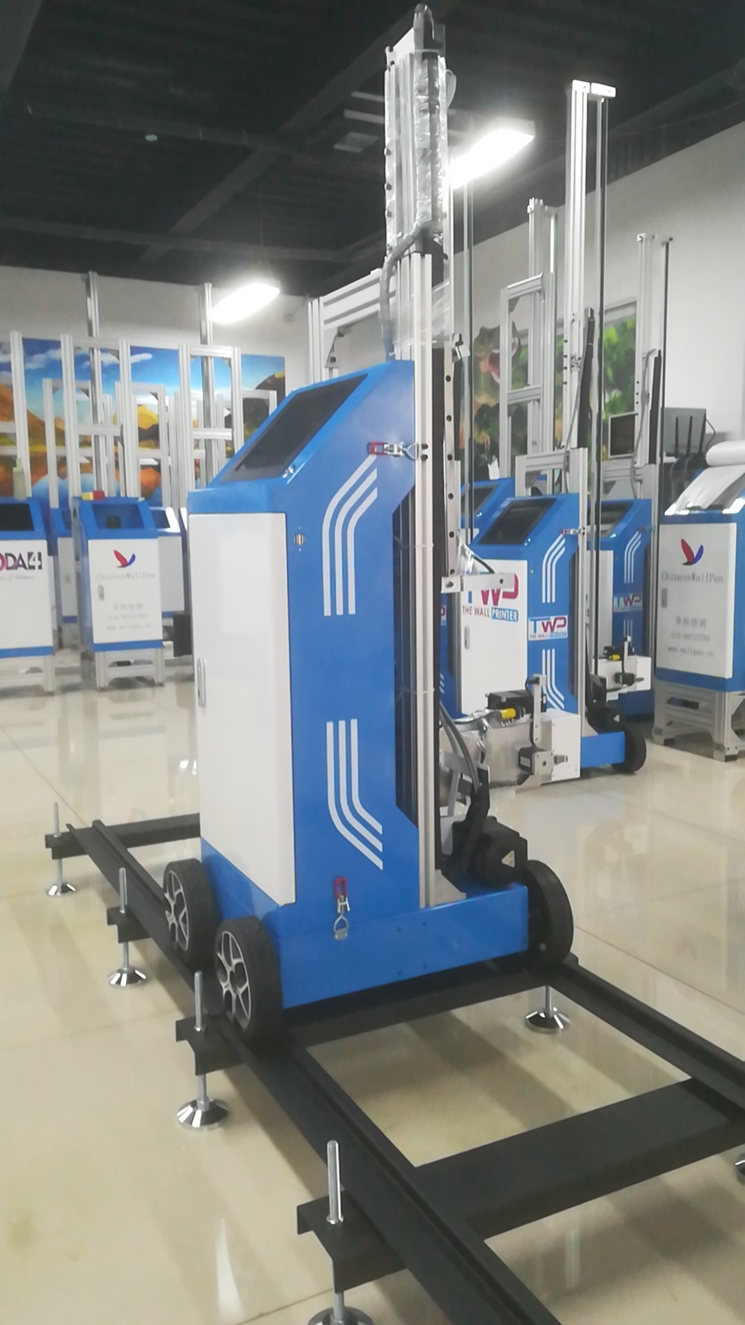 Buy Chinese Wallpen Wall Printer Machine Hk-s2 Cmyk+w Uv Vertical Wall ...