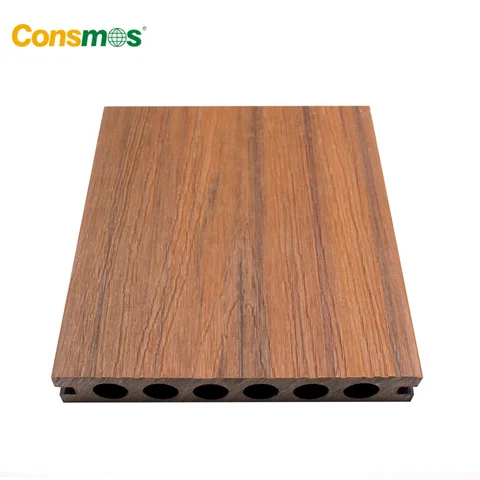 Buy Co-extrusion Online Embossing Wood Plastic Composite Wpc Jetty Decking from Linyi Consmos ...