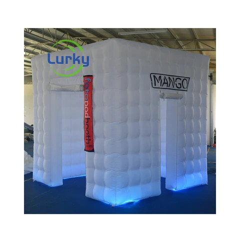 Buy Commercial White Inflatable Photo Booth Tent Inflatable Led 360 ...