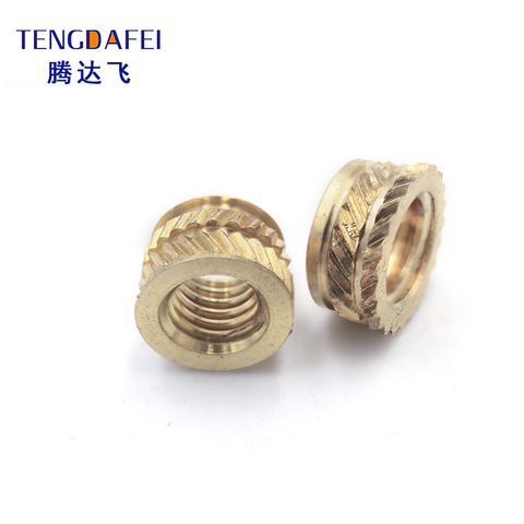 Buy Custom Embedded Plastic Hot Melt Nut M6 Pre-embedded Brass Insert ...