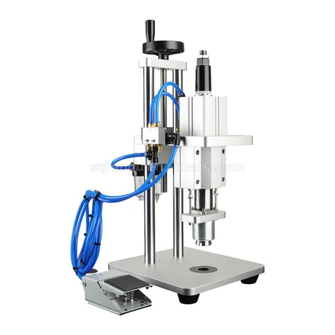 Buy Desktop Semi-auto Vial Sealing Machine Injection Glass Oral Liquid ...