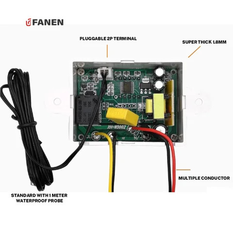 Buy Fanen -50°c~110°c Micro Digital Temperature Controller 0.1 ...