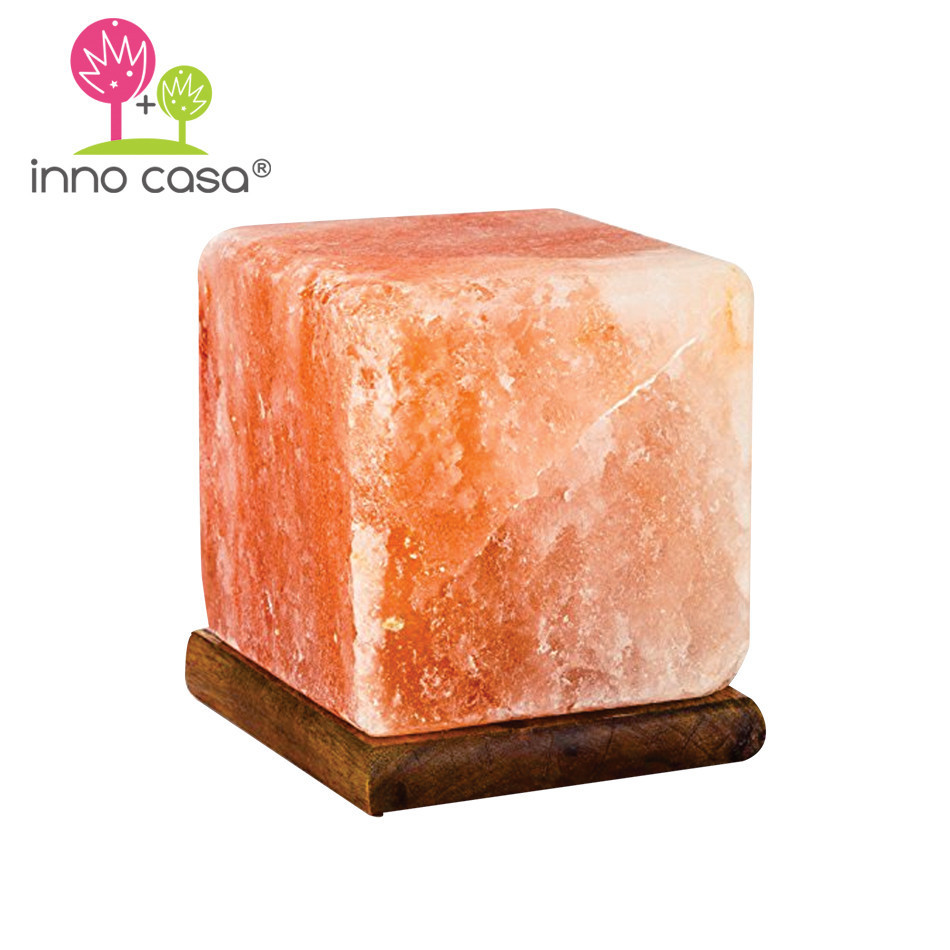Buy Health And Safety Himalayan Salt Lamp Polished Rock Salt Cube Shape ...
